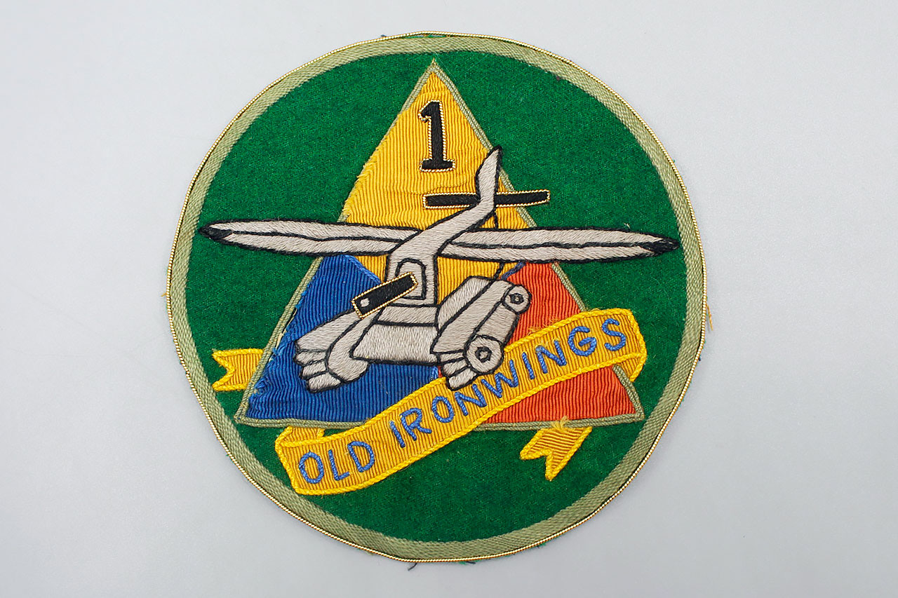US 1st Armored Div Old Iron Wings Jacket Patch . FLU124 - Time Traveler ...