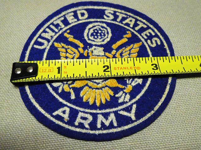 United States Army Blue Patch . USP665 - Time Traveler Militaria