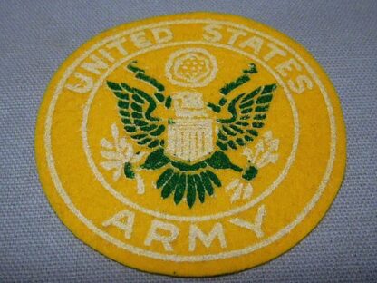 United States Army Yellow Patch . USP666 - Time Traveler Militaria