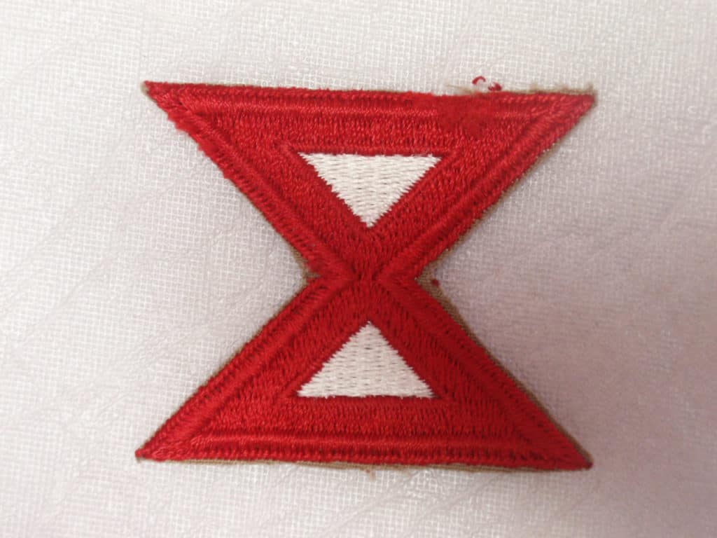 WW2 US 10th Army Patch . USP491 - Time Traveler Militaria