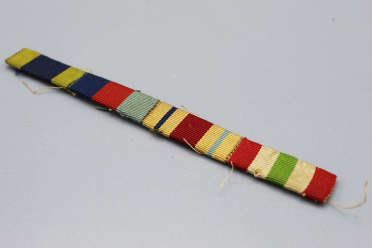 WW2 British 4 Place Ribbon Bar . BMX315 - Time Traveler Militaria