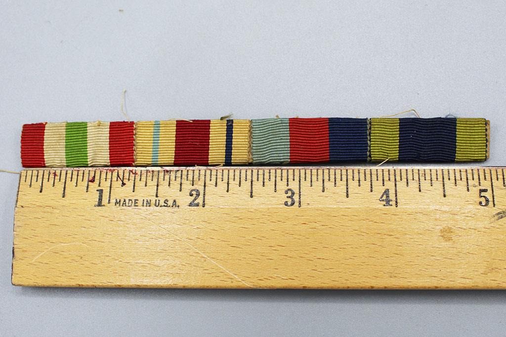 WW2 British 4 Place Ribbon Bar . BMX315 - Time Traveler Militaria