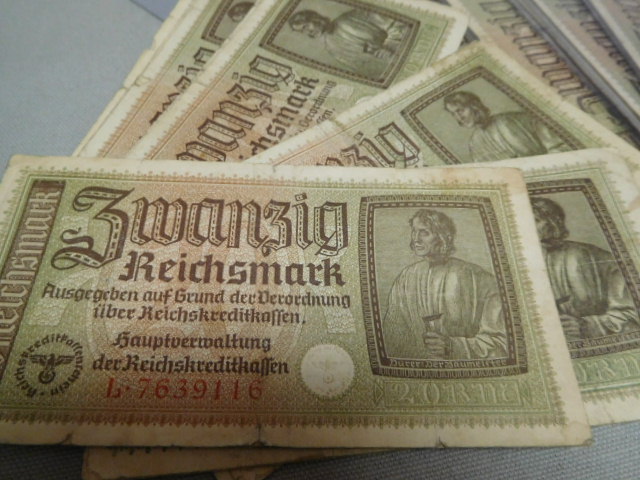WW2 German 20 Reichsmark Notes - Priced Each . COIN126 - Time Traveler ...