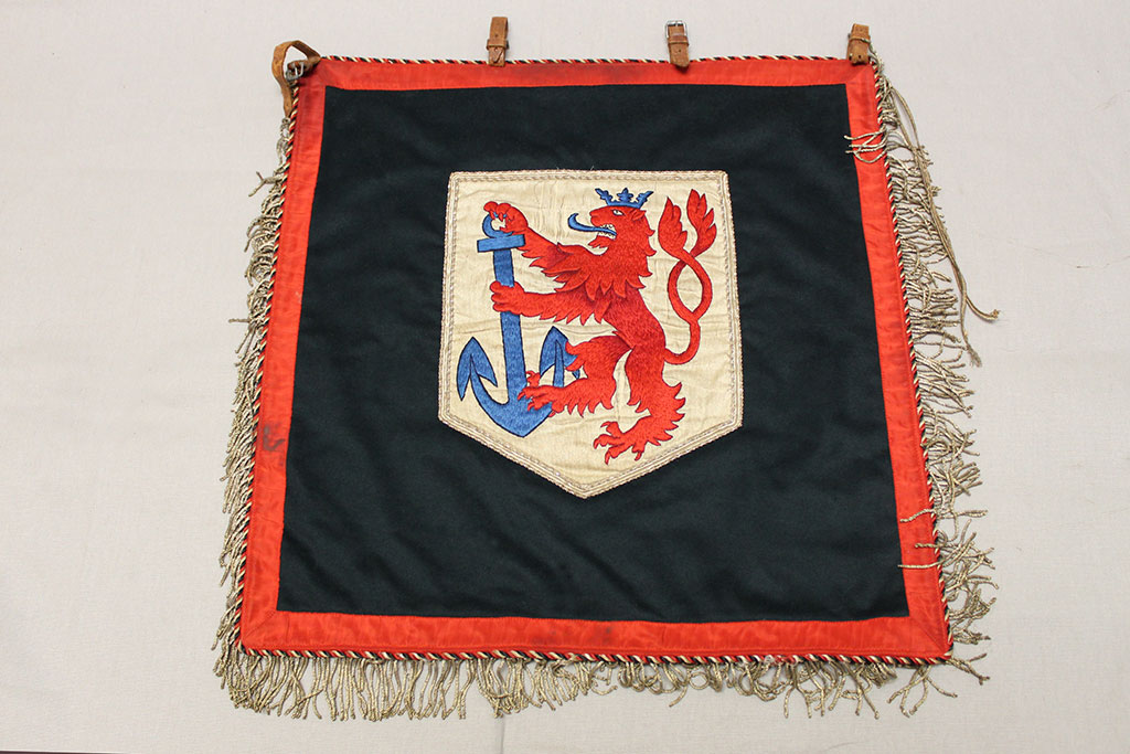 WW2 German Army 26th Regt Trumpet Banner . SP125 - Time Traveler Militaria