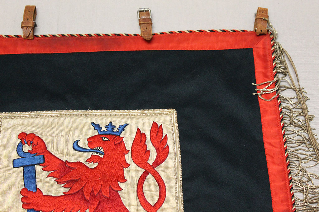 WW2 German Army 26th Regt Trumpet Banner . SP125 - Time Traveler Militaria