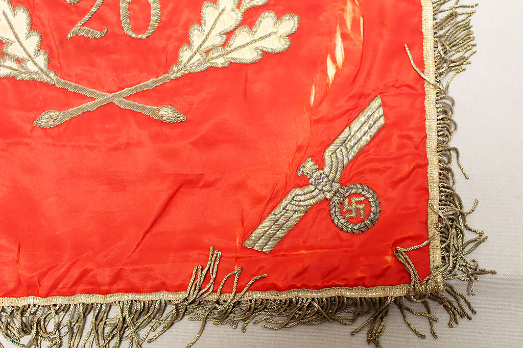 WW2 German Army 26th Regt Trumpet Banner . SP125 - Time Traveler Militaria