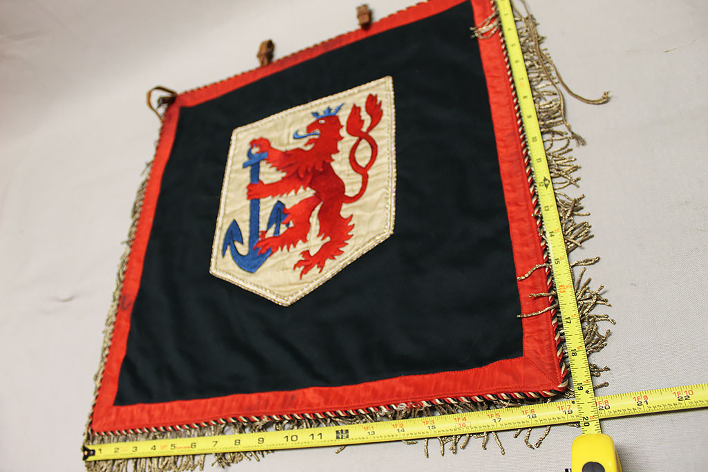 WW2 German Army 26th Regt Trumpet Banner . SP125 - Time Traveler Militaria