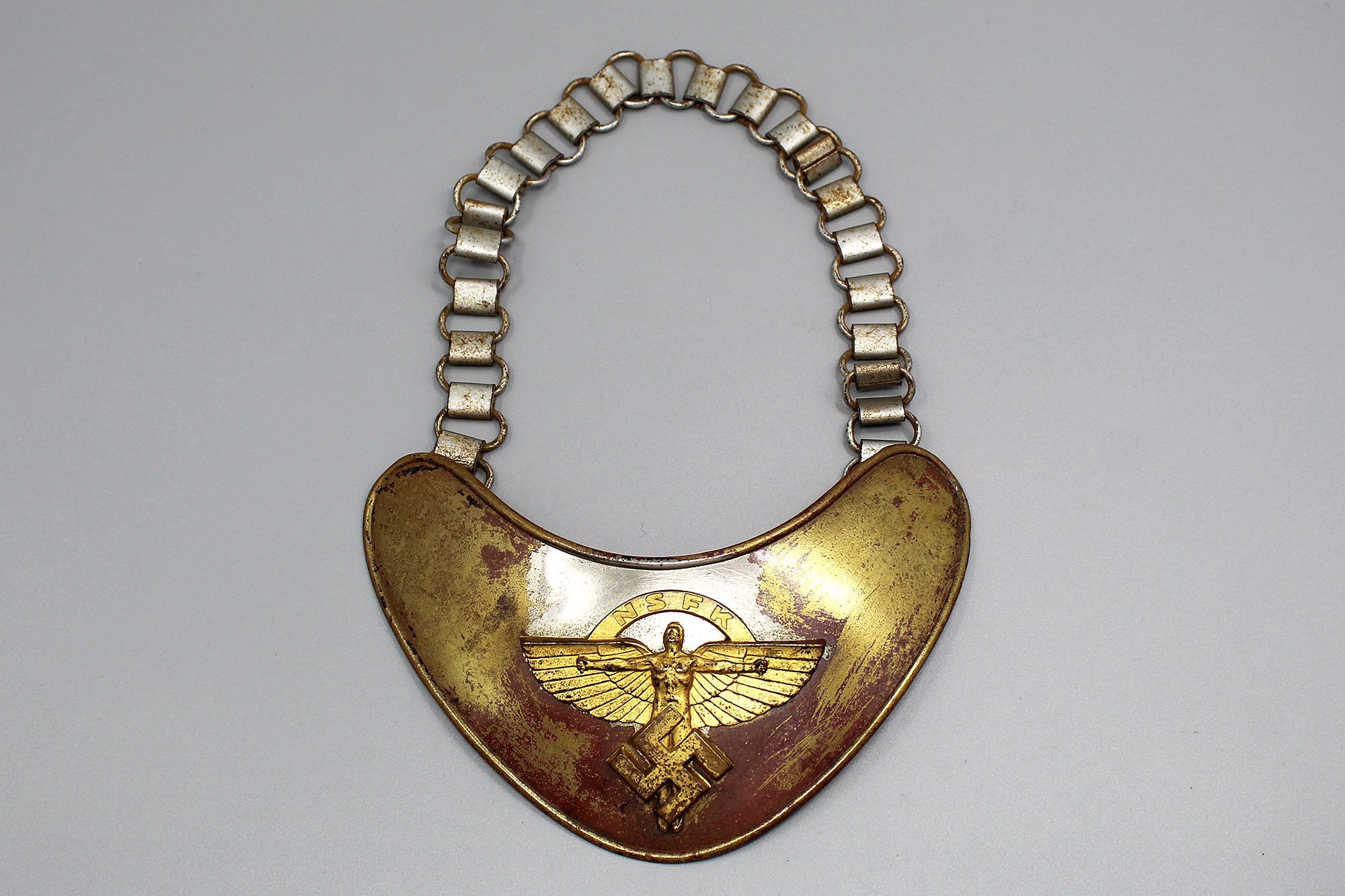 WW2 German NSFK Gorget (loose chain) . EFL1159 - Time Traveler Militaria