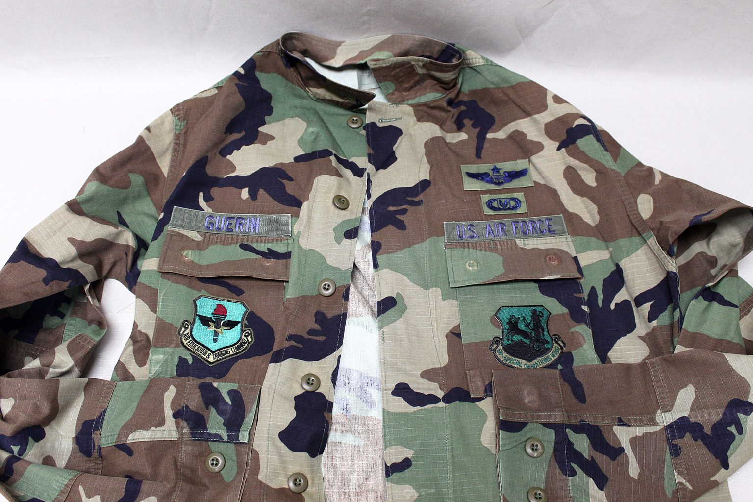 USAF BDU Combat Jacket - Large-X-Long . UA1093 - Time Traveler Militaria