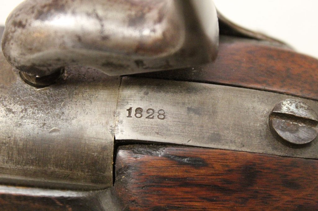 US Civil War Musket - A .Waters 1828 . CWG21 - Time Traveler Militaria