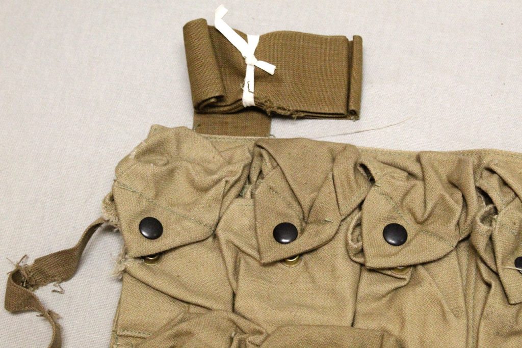 WW1 US Army Grenade Bandolier . FLU1741 - Time Traveler Militaria