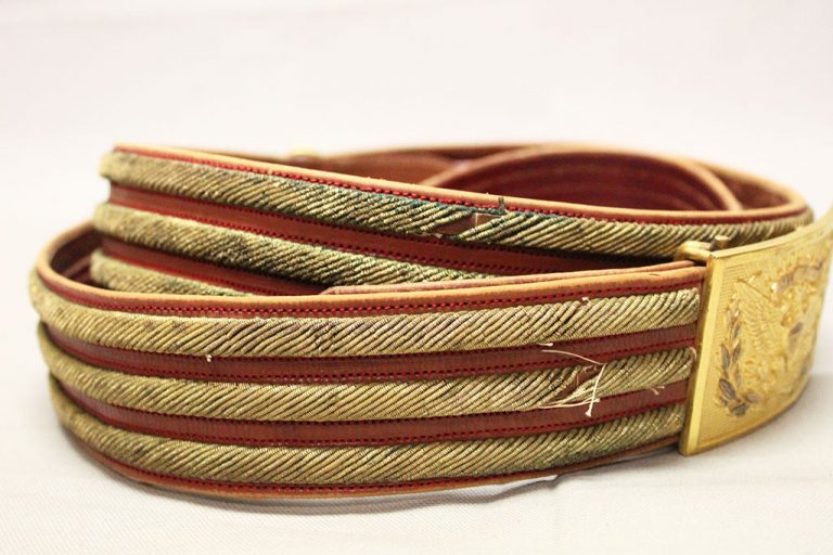US Army General's Full Dress Belt - Circa 1880-1890s M.C. Lilly ...