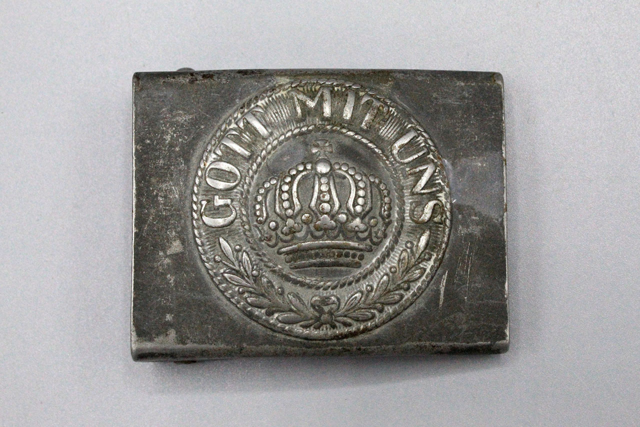 WW1 German Buckle . BMM381 - Time Traveler Militaria