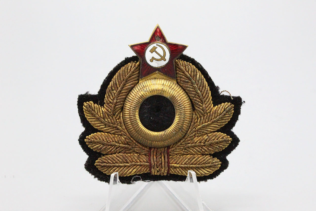 WW2 Soviet Navy Officer's Bullion Cap Badge . WMR68 - Time Traveler ...
