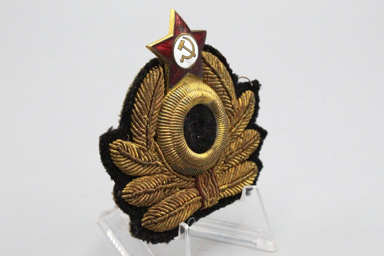 WW2 Soviet Navy Officer's Bullion Cap Badge . WMR68 - Time Traveler ...