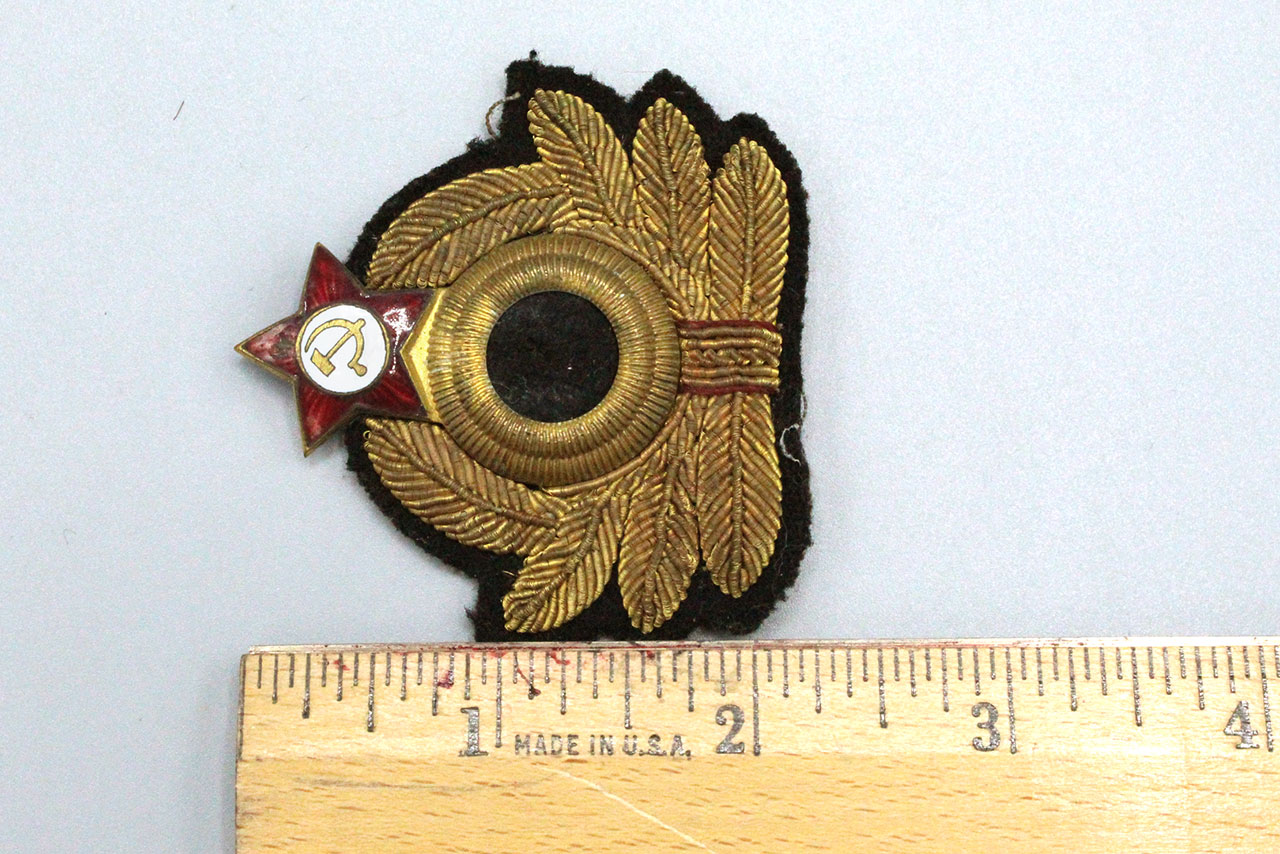 WW2 Soviet Navy Officer's Bullion Cap Badge . WMR68 - Time Traveler ...