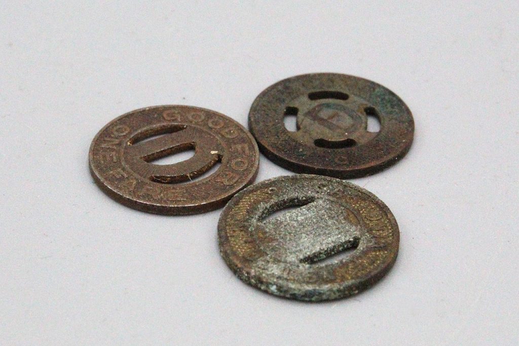 NC Duke Power Company Transportation Tokens . FLU2047 - Time Traveler ...