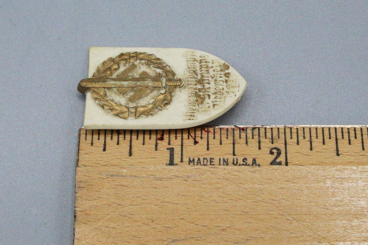 WW2 German SA Sports 1939 Tinnie . PIN606 - Time Traveler Militaria