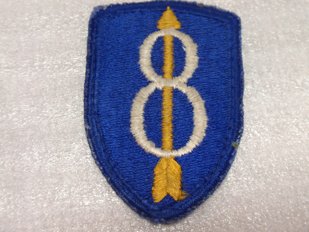 8th Division Patch . USP499 - Time Traveler Militaria