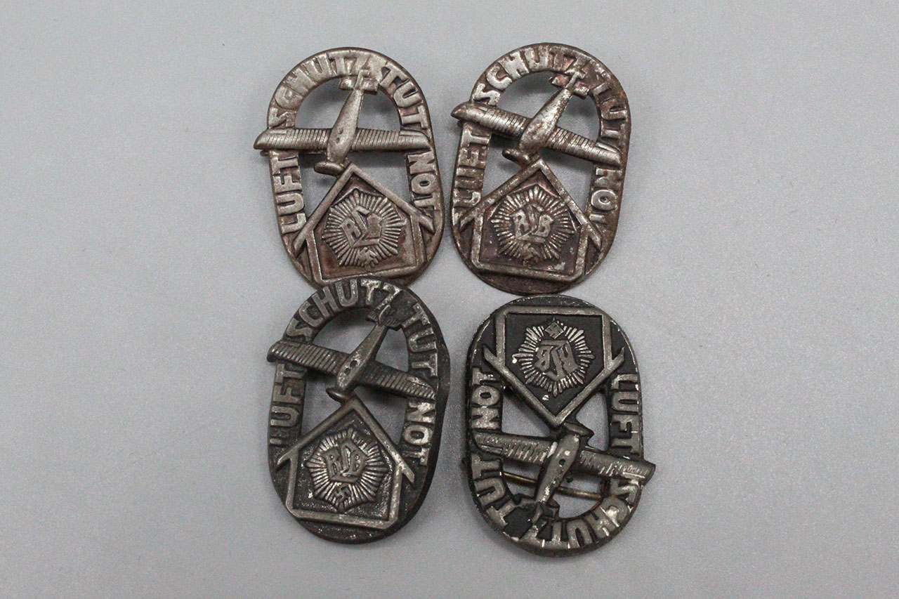 WW2 German RLB Luftschutz Tinnie - PER TINNIE . PIN930 - Time Traveler ...