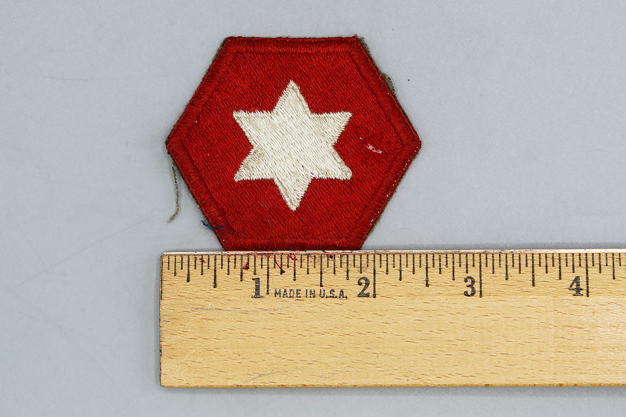 US WW2 6th Army Patch (early version) . USP21 - Time Traveler Militaria
