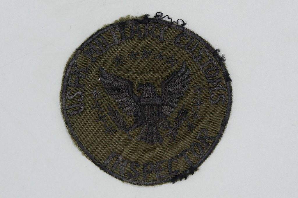 USFK Military Customs Inspector Patch . USP992 - Time Traveler Militaria