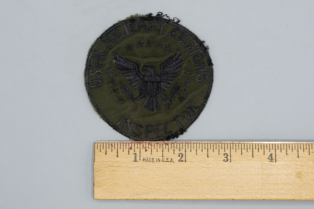 USFK Military Customs Inspector Patch . USP992 - Time Traveler Militaria