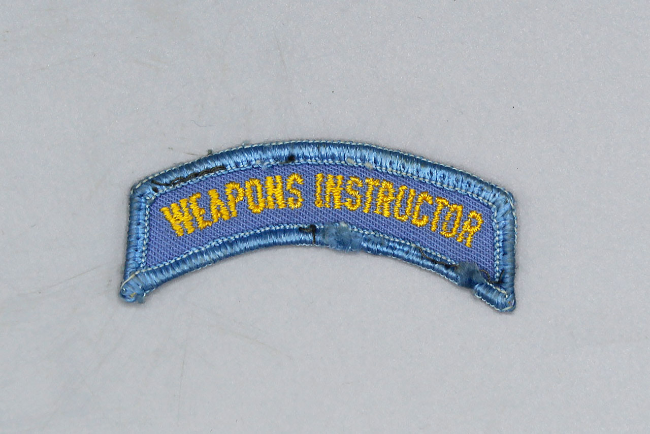 USAF Weapons Instructor cloth insignia . USP995 - Time Traveler Militaria