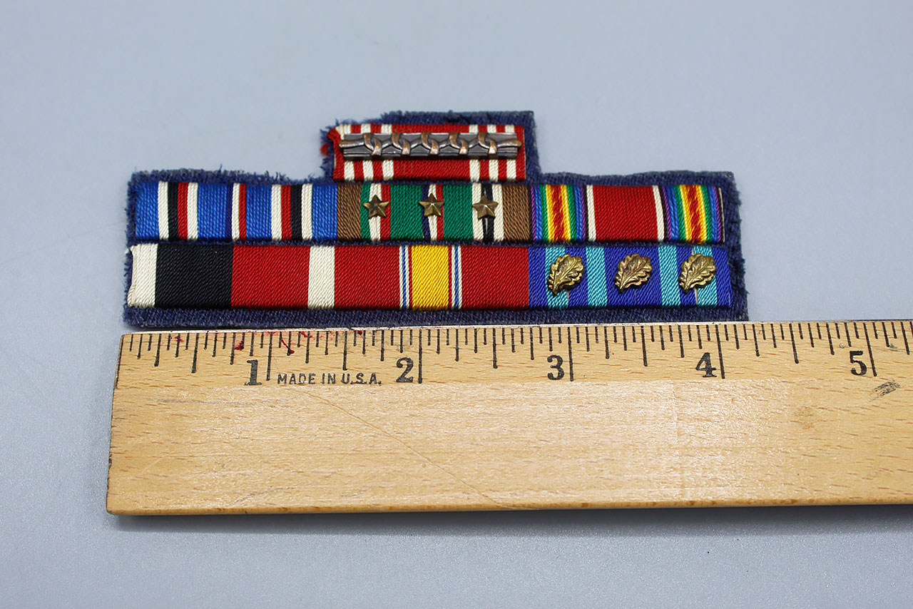 US Army Hand Sewn Custom Ribbon Bar . YMU4531 - Time Traveler Militaria