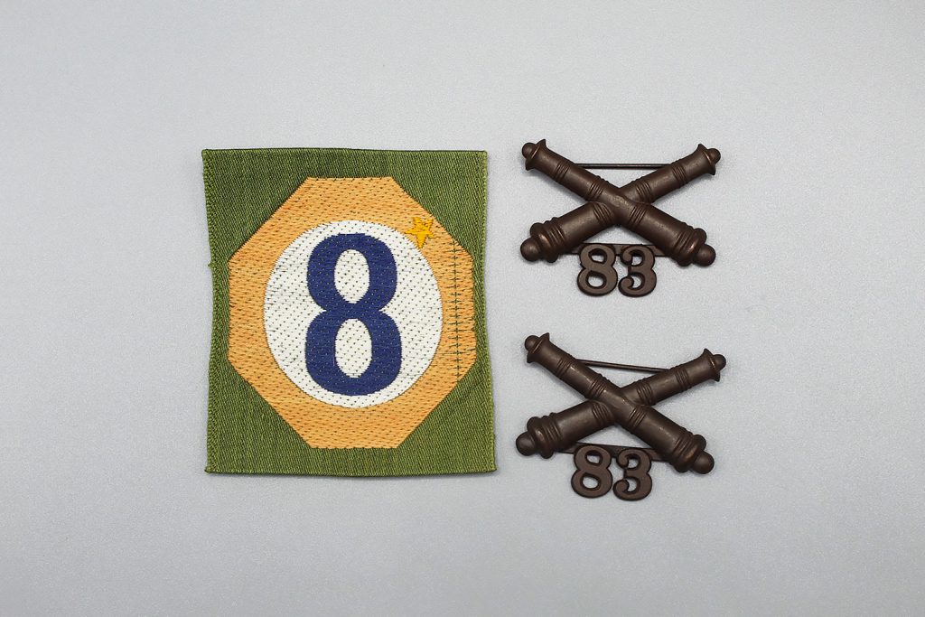 US Pre-WW1 8th Division Grouping 83rd Artillery . USP967 - Time ...