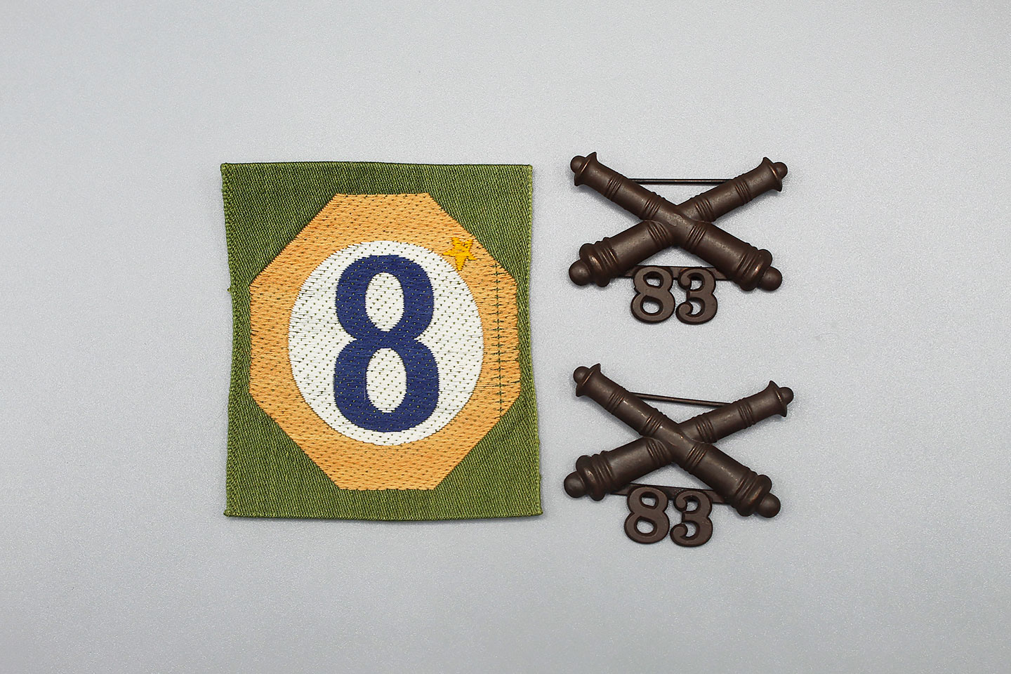 US Pre-WW1 8th Division Grouping 83rd Artillery . USP967 - Time ...