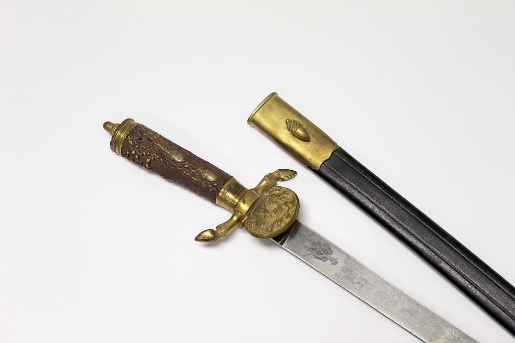 Imperial German Deluxe Hunting Cutlass . D747 - Time Traveler Militaria