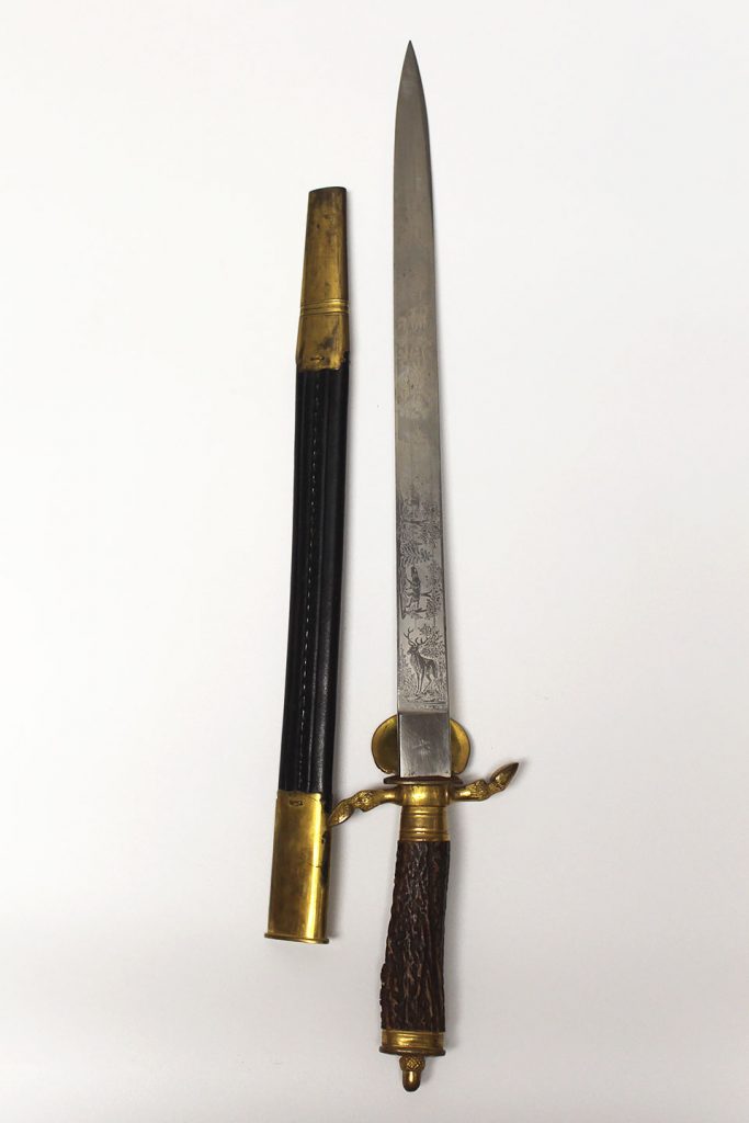 Imperial German Deluxe Hunting Cutlass . D747 - Time Traveler Militaria