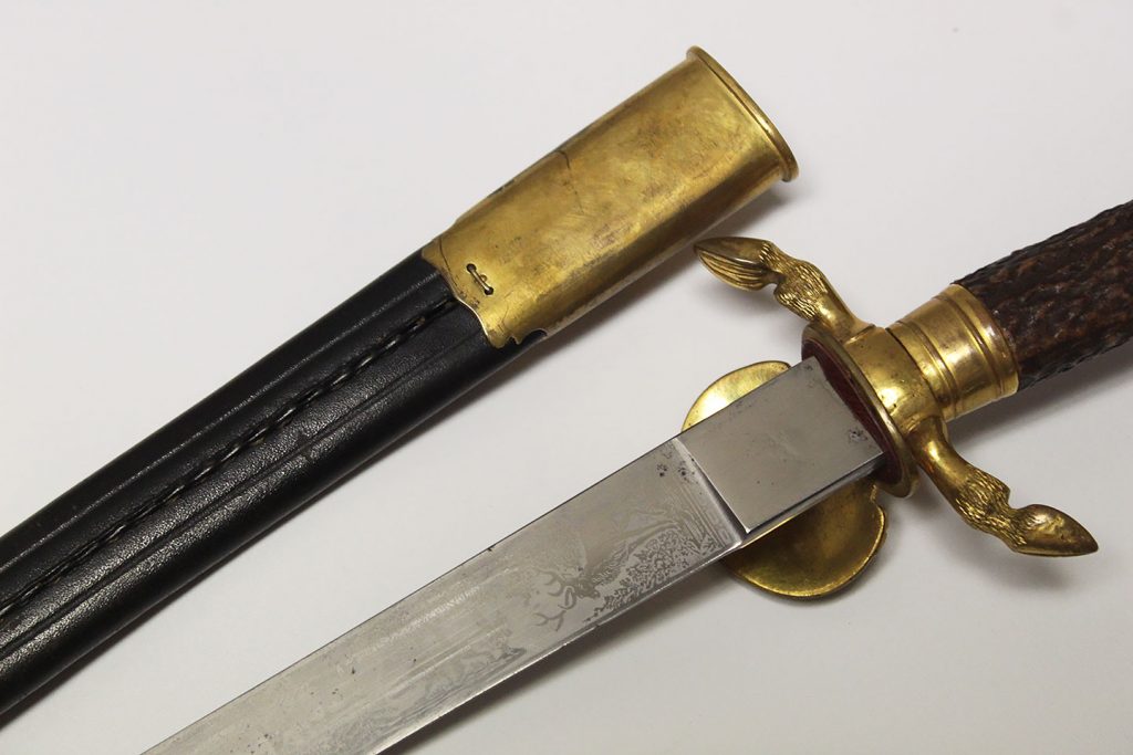 Imperial German Deluxe Hunting Cutlass . D747 - Time Traveler Militaria