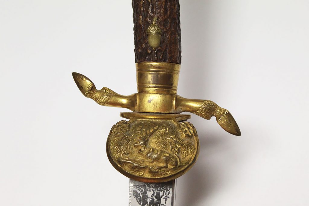 Imperial German Deluxe Hunting Cutlass . D747 - Time Traveler Militaria