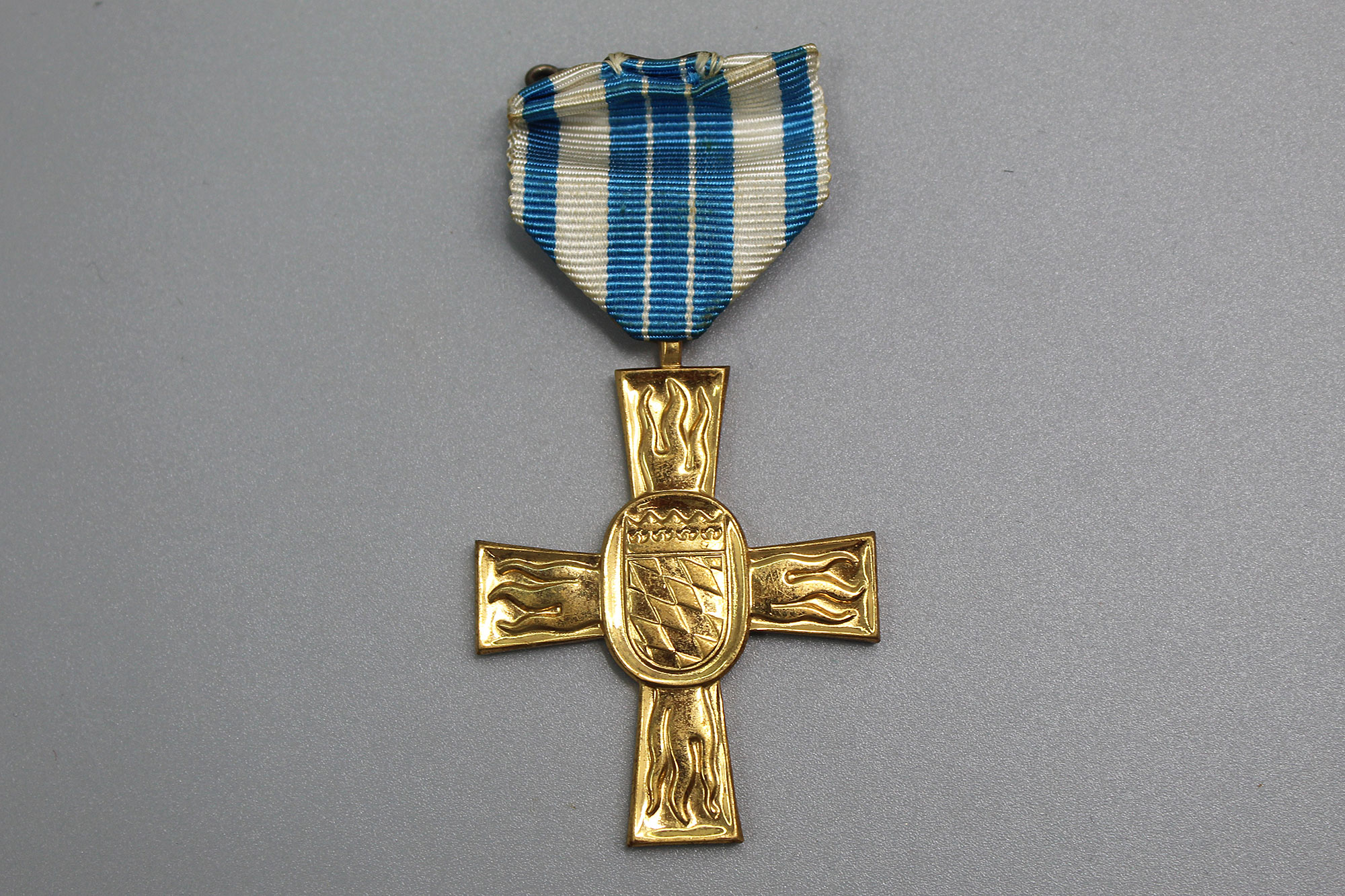 Bavarian 50 yr Fire Service Merit Cross – Post-ww2 . GO4980 - Time ...
