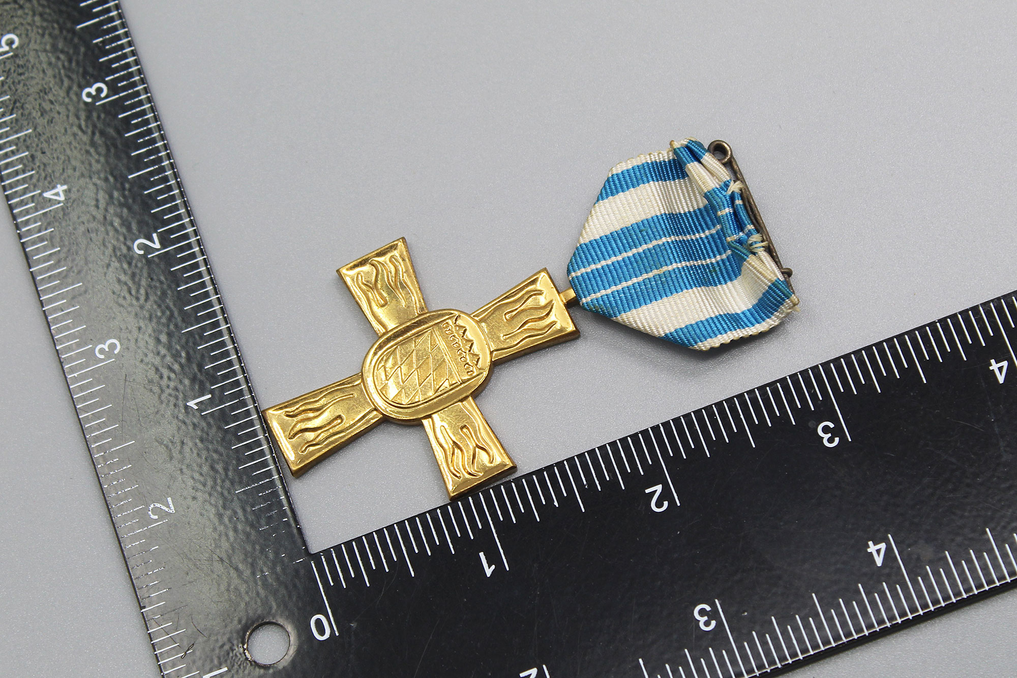 Bavarian 50 yr Fire Service Merit Cross – Post-ww2 . GO4980 - Time ...