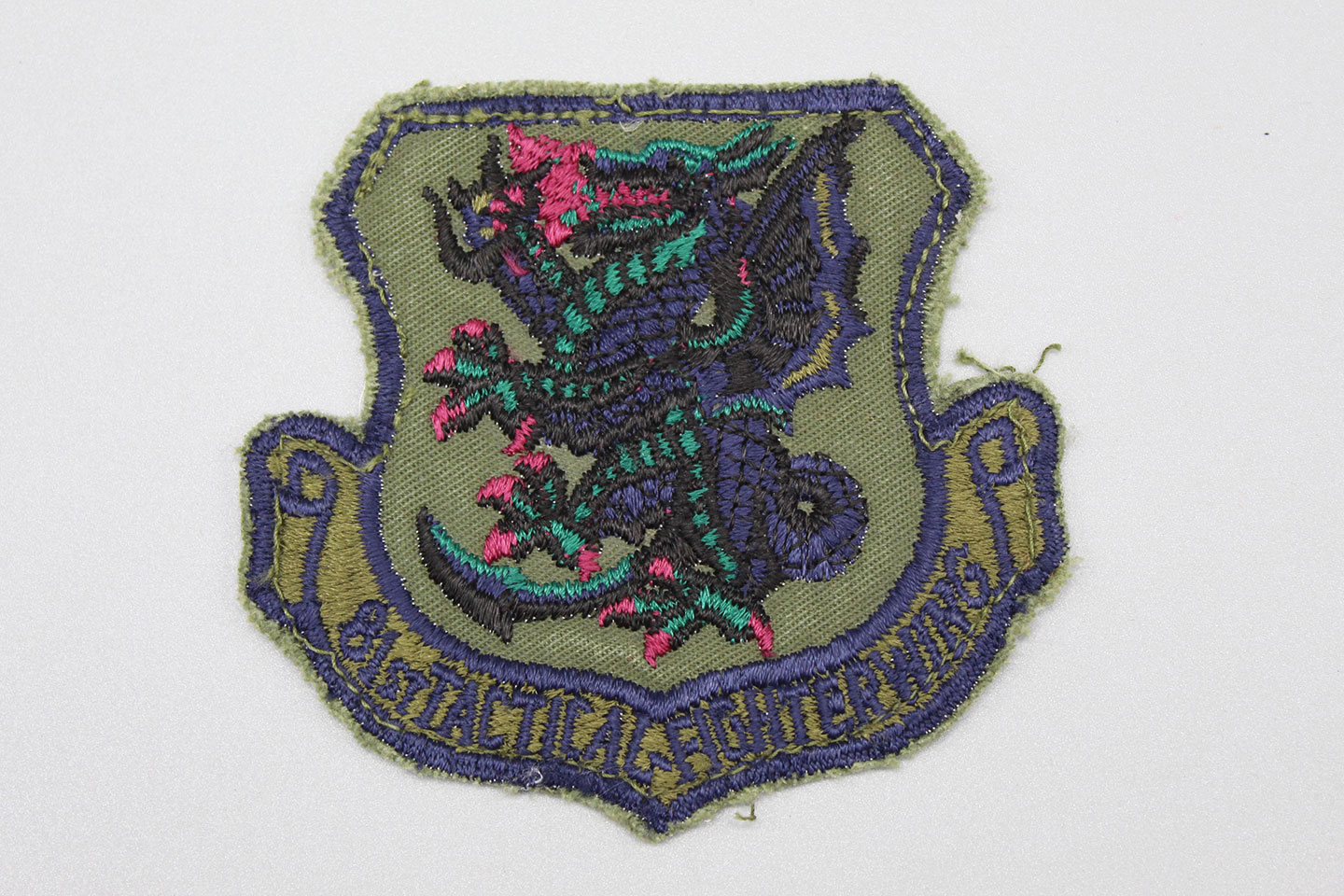 USAF 81st Tactical Fighter Wing Patch . USP1051 - Time Traveler Militaria
