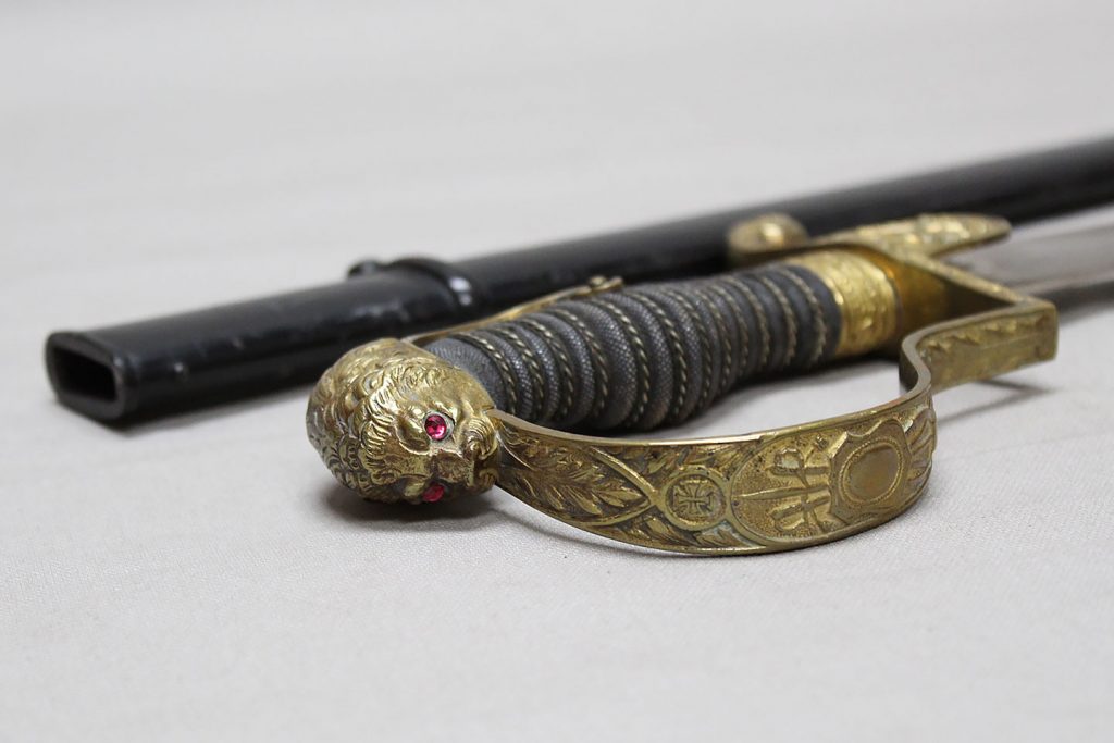 Imperial German Lion Head Officer Sword - WKC . SGi100 - Time Traveler ...