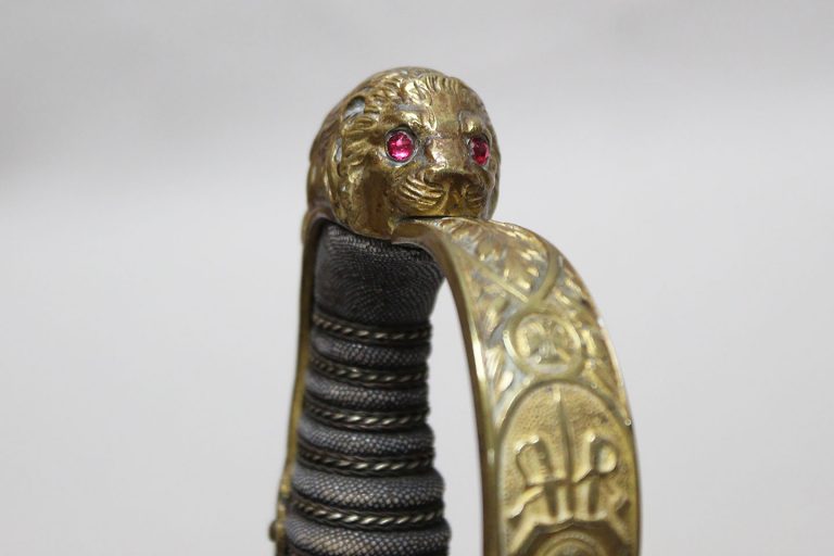 Imperial German Lion Head Officer Sword - WKC . SGi100 - Time Traveler ...