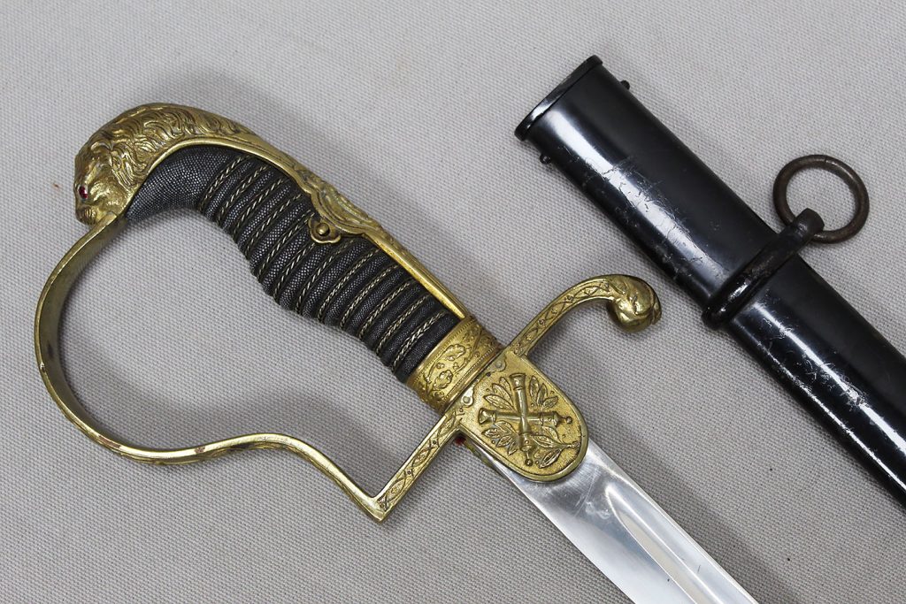 Imperial German Lion Head Officer Sword - WKC . SGi100 - Time Traveler ...