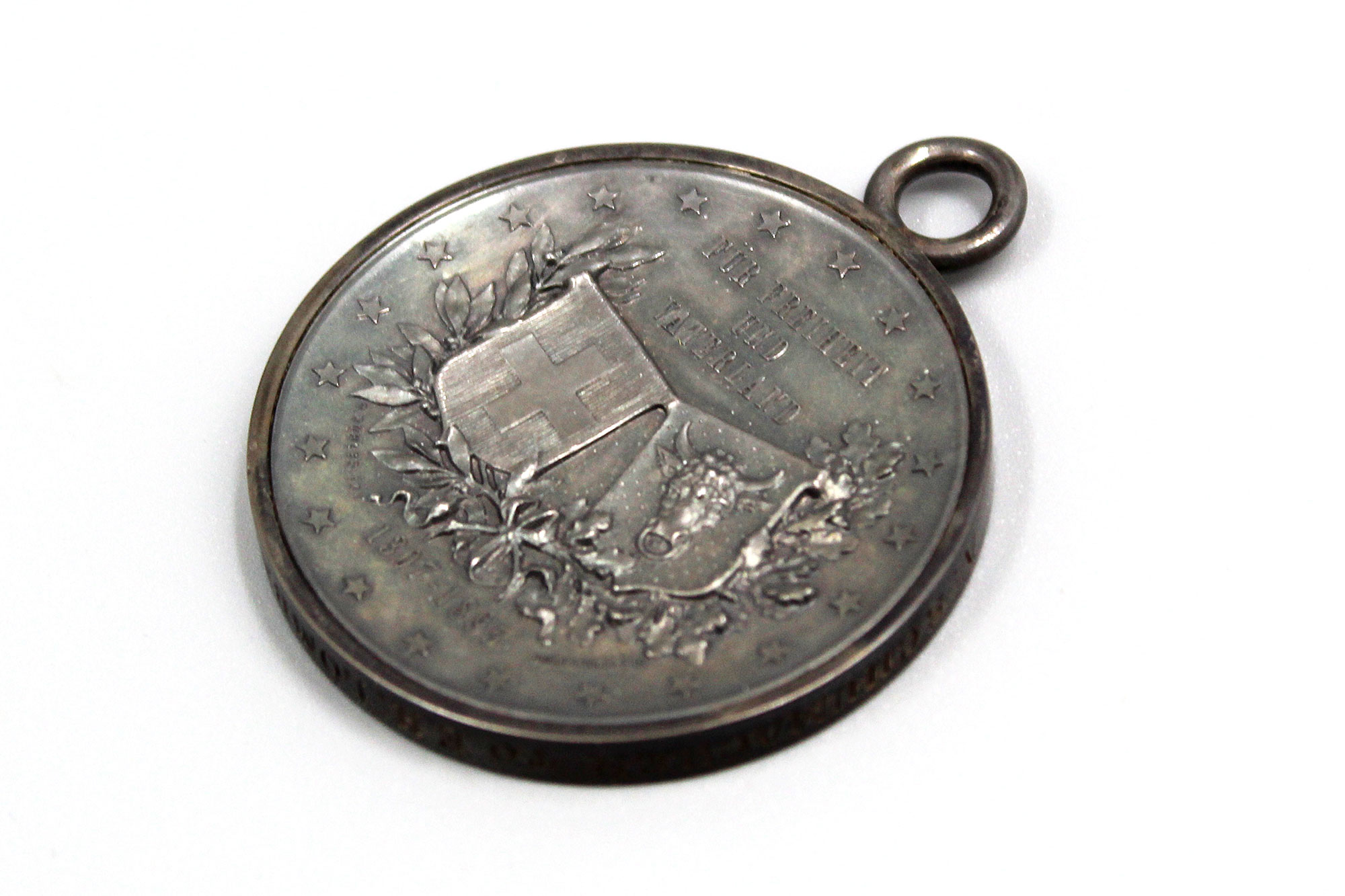 Swiss Shooting Silver Medal - 1896 . WM176 - Time Traveler Militaria