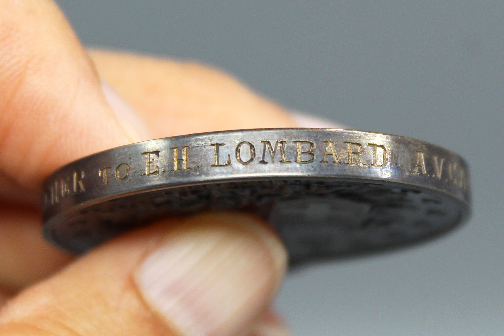 Swiss Shooting Silver Medal - 1896 . WM176 - Time Traveler Militaria