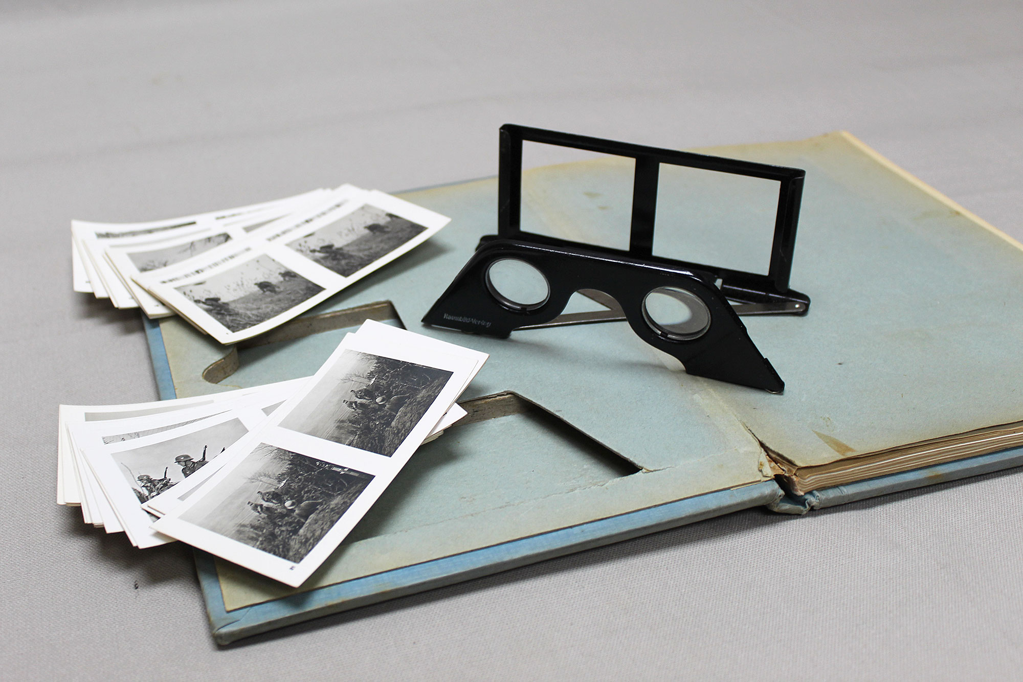 WW2 German Der Kampf im Westen Stereo View Book - 1940 . GD873 - Time ...