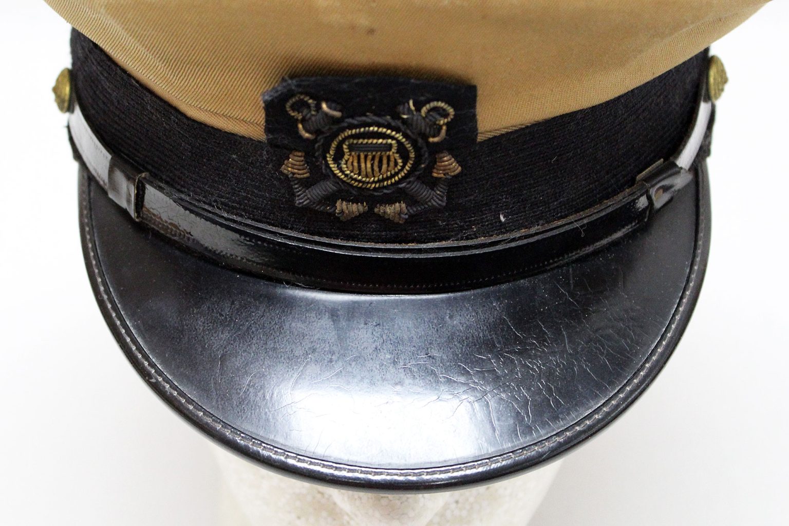 WW2 US Coast Guard Cap . HU340 - Time Traveler Militaria