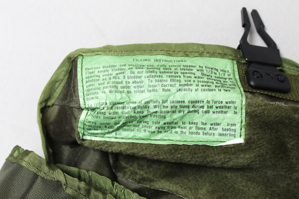 US Army Green Plastic Canteen 2 Quart w/Cover . FLU3416 - Time Traveler ...