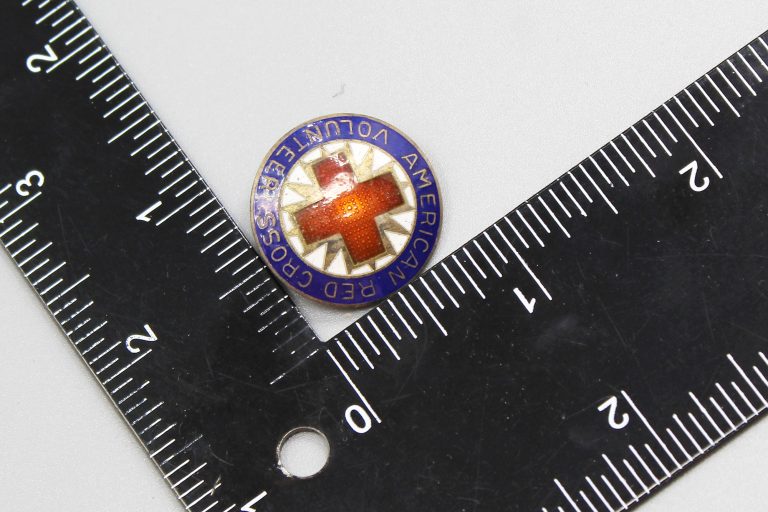 WW2 US American Red Cross Pin BBCO Sterling . FLU3433 - Time Traveler ...