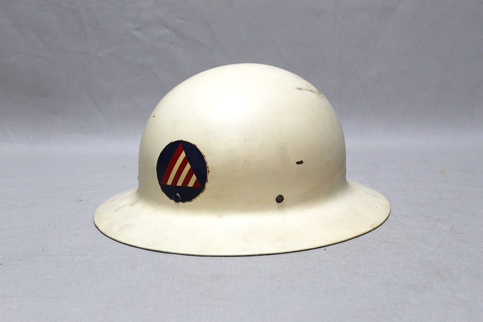US WW2 Civil Defense Helmet Air Raid Warden . HU1083 - Time Traveler ...