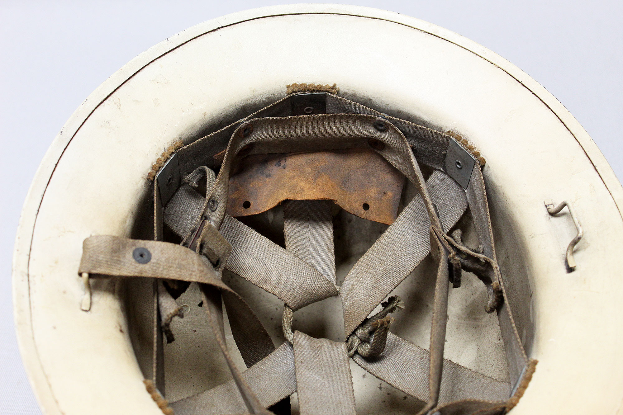 US WW2 Civil Defense Helmet Air Raid Warden . HU1083 - Time Traveler ...