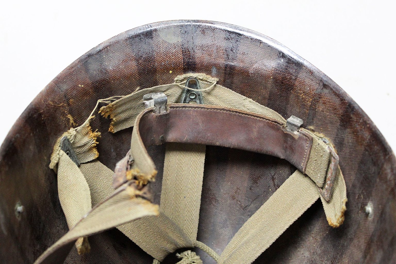 US WW2 Front Seam Helmet Repaint . HU1084 - Time Traveler Militaria